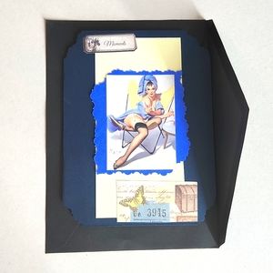 Design | Vintage Pinup Card With Envelope | Poshmark